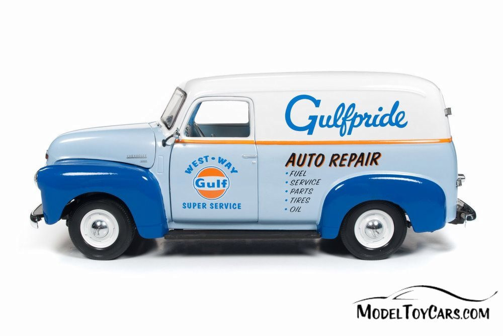 1948 Chevy Panel Delivery Truck, Gulf Oil - Auto World AW250 - 1/18 ...