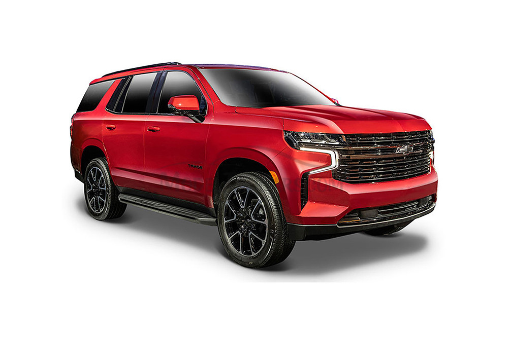 2021 Chevy Tahoe, Red - Showcasts 38533R - 1/26 Scale Diecast Model Toy ...