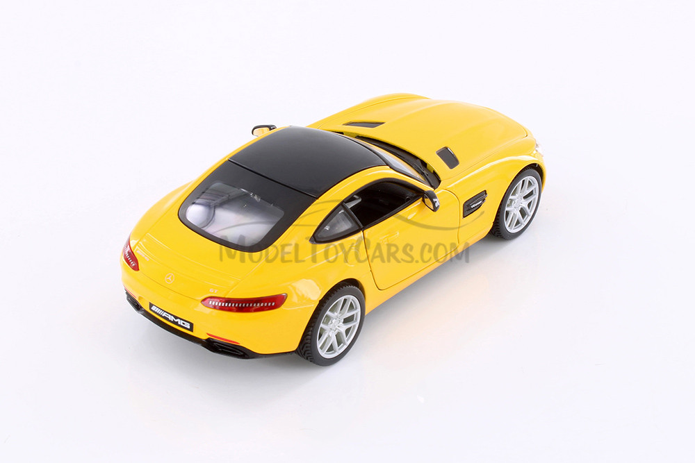 Mercedes-Benz AMG GT, Yellow - Showcasts 38134YL - 1/24 Scale Diecast ...