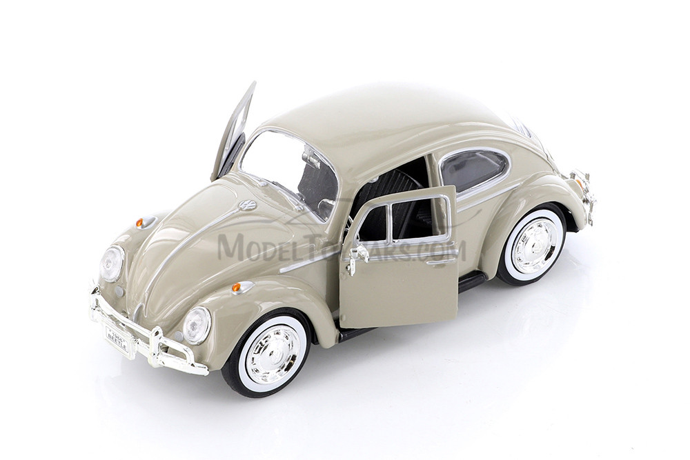 1966 Volkswagen Classic Beetle, Green & Beige - Showcasts 73223D - 1/24 ...
