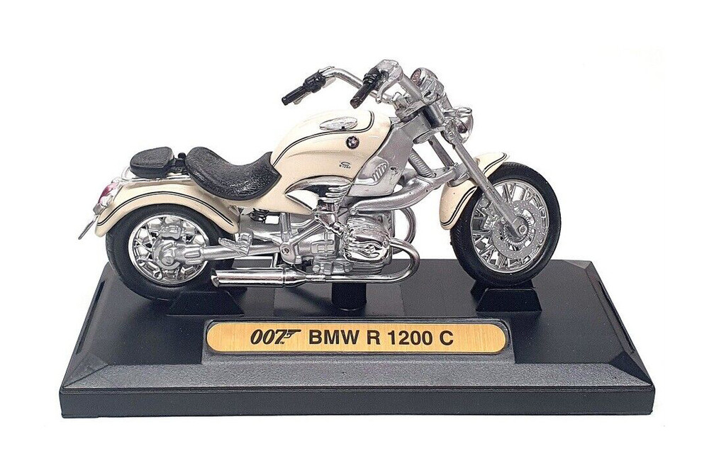 BMW R 1200 C Motorcycle, James Bond 007 "Tomorrow Never Dies" - Motor Max 79845 - 1/18 Scale ...