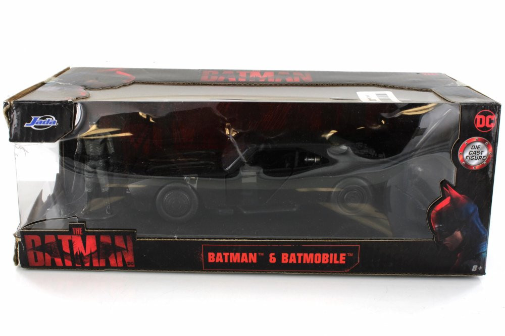 Batmobile with Batman Figure, The Batman - R-22934 - 1/24 scale Diecast ...