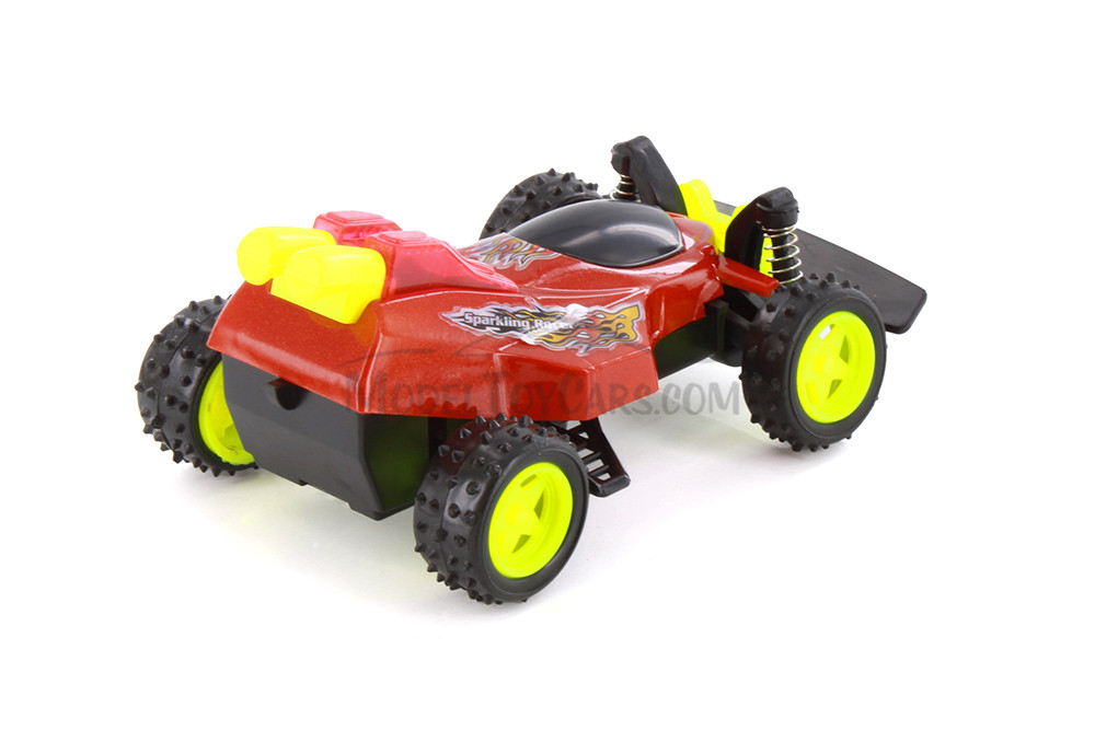 Friction Powered Spark Fighter w/Light, Orange - 8902D - Diecast Model ...