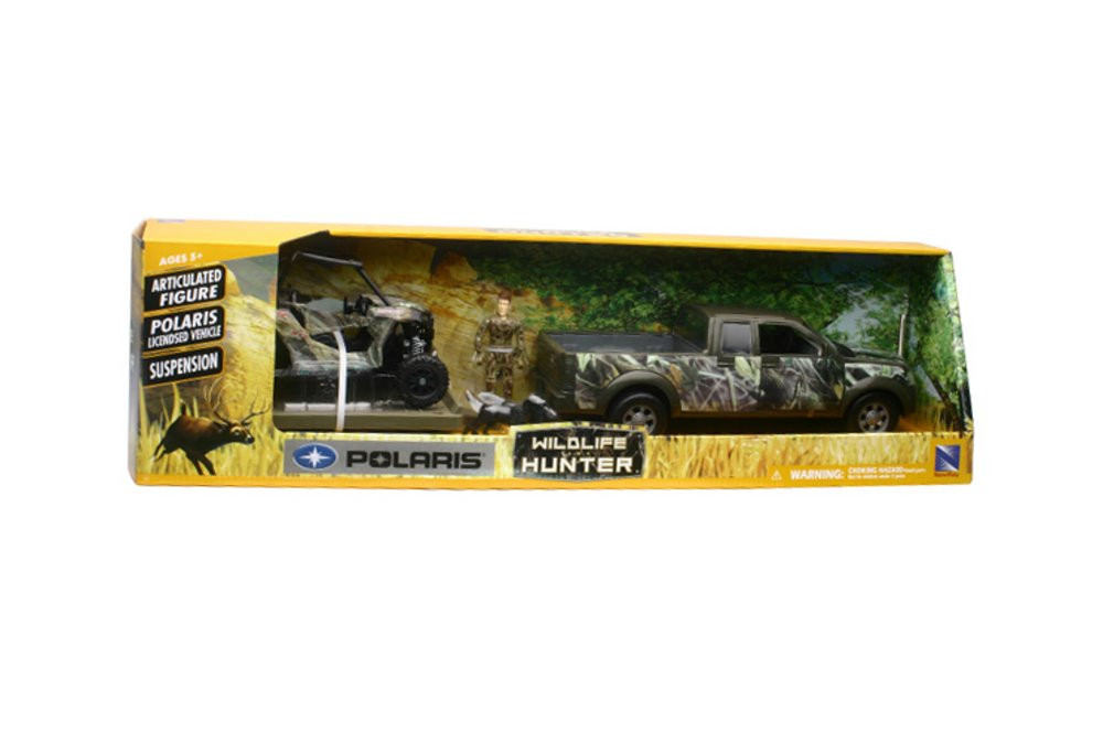 Polaris RZR w/ Wildlife Hunter Camo Pickup, Green Camouflage - New Ray ...