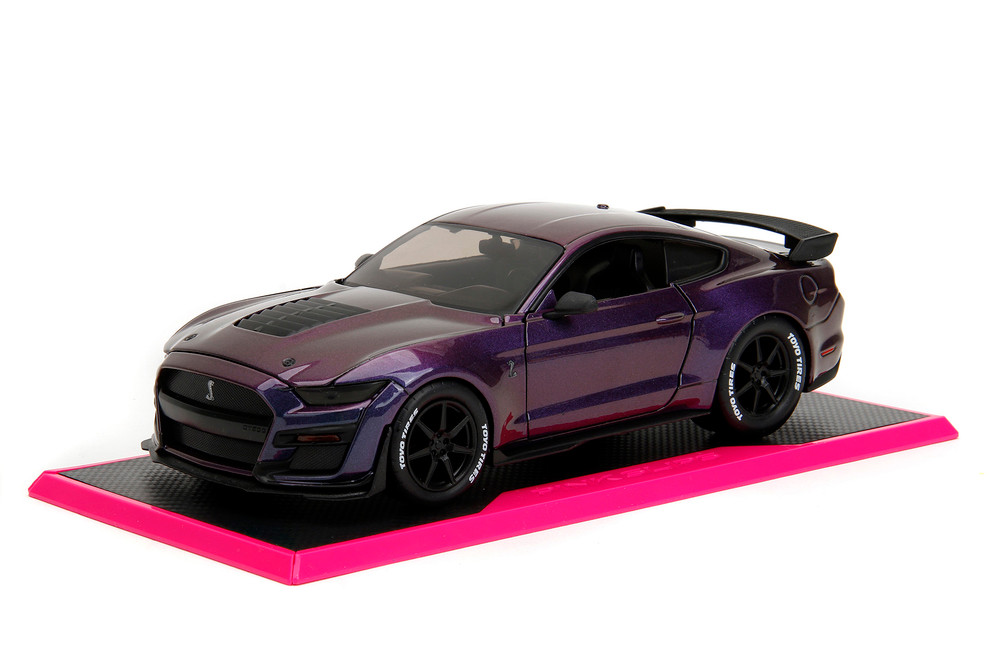 2020 Ford Mustang Shelby GT500 w/Display Base, Iridescent Purple - Jada ...