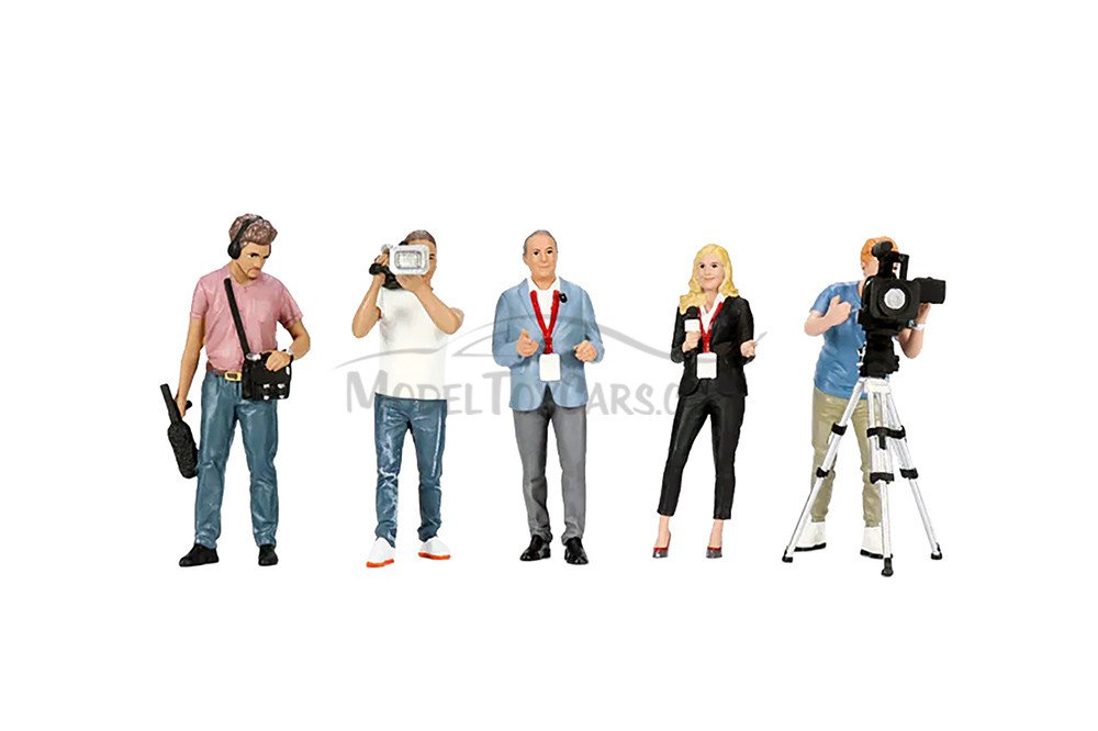 On Air Figure 3, Camera Guy 2, White /Blue - Showcasts AD-24403 - 1/24 ...