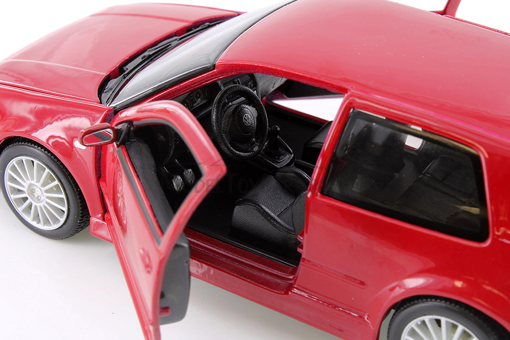 2004 Volkswagen Golf R32 Hardtop, Red & Black - Showcasts 37290 - 1/24 ...