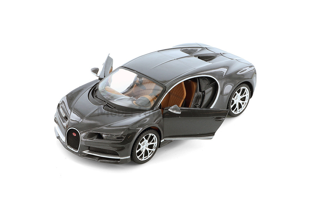 Bugatti Chiron, Black, Red, Blue - Showcasts 37524/14 - 1/24 Scale Set ...
