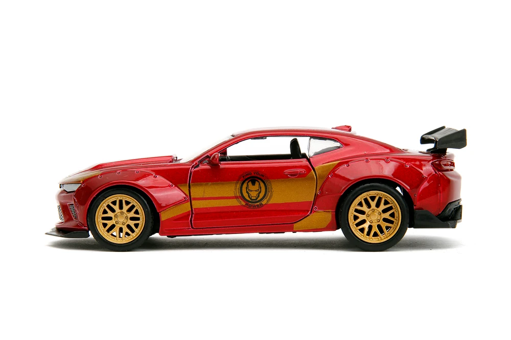 2016 Chevy Camaro w/Iron Man Figure, Marvel Avengers - Jada Toys 30309 ...