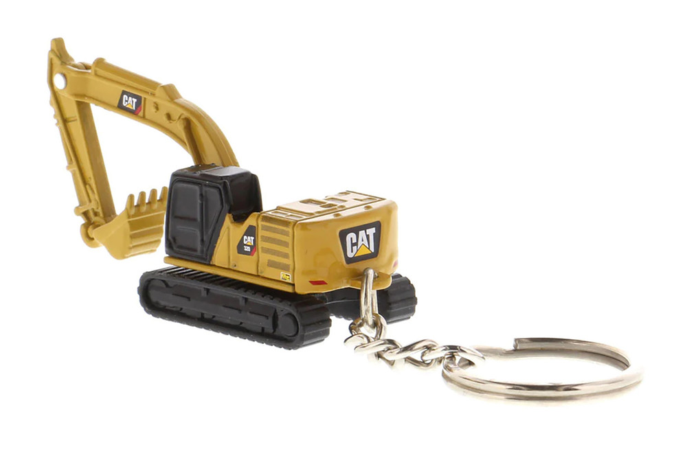 Caterpillar Micro 320 Hydraulic Excavator Keychain, Yellow - Diecast ...
