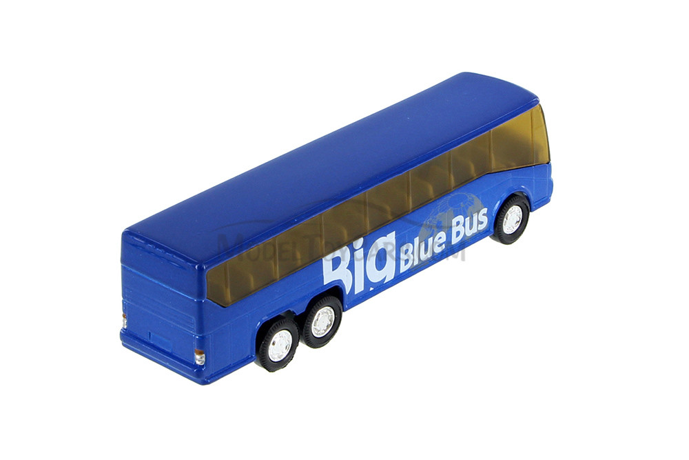 Big Coach Bus, Blue - Showcasts 9803DBG - 6 Inch Scale Diecast Model ...