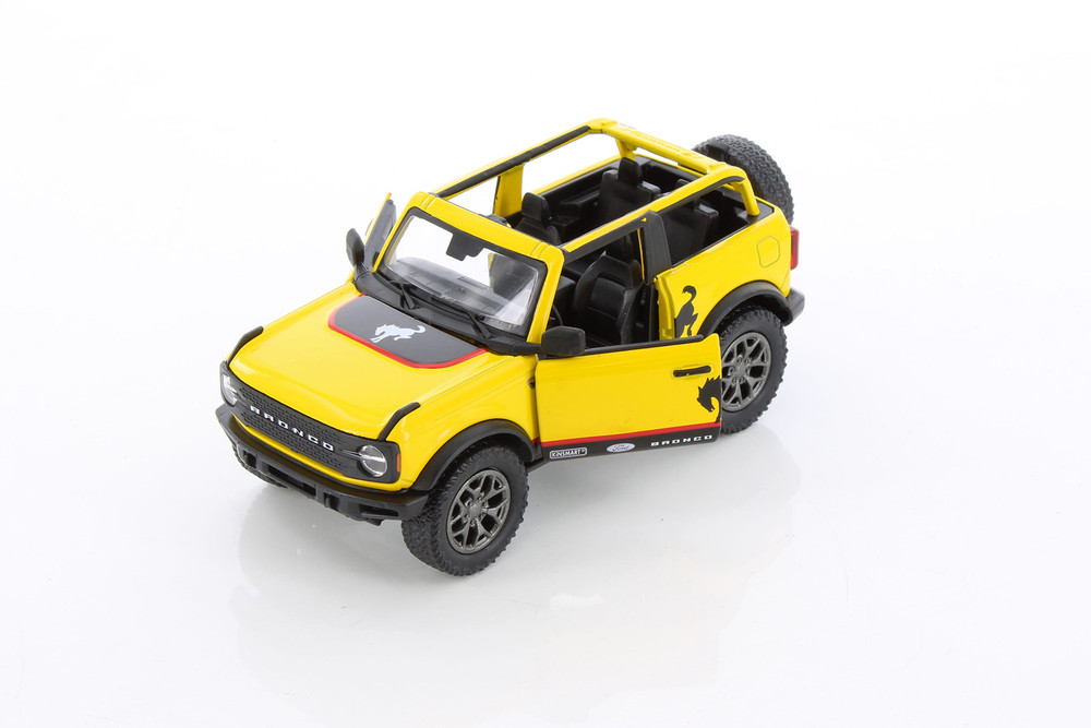2022 Ford Bronco Open Top Livery Edition, Yellow - Kinsmart 5438DFA - 1 ...