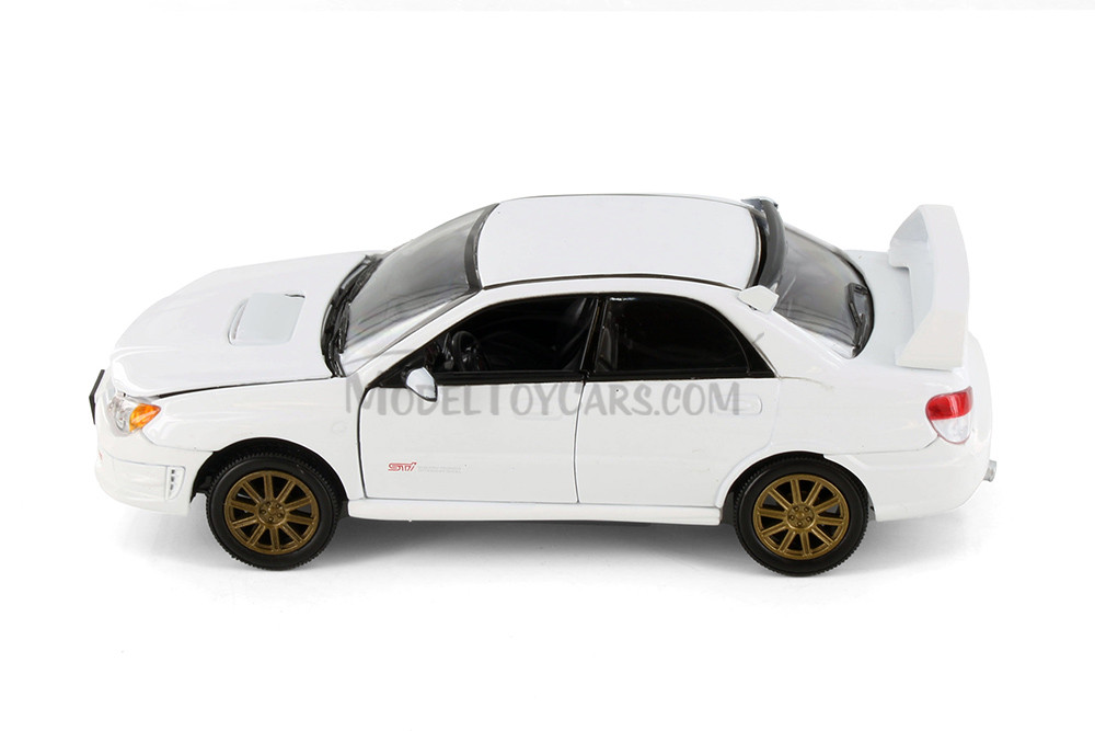Subaru Impreza WRX STI Hardtop, White - Showcasts 77330WT - 1/24 Scale ...