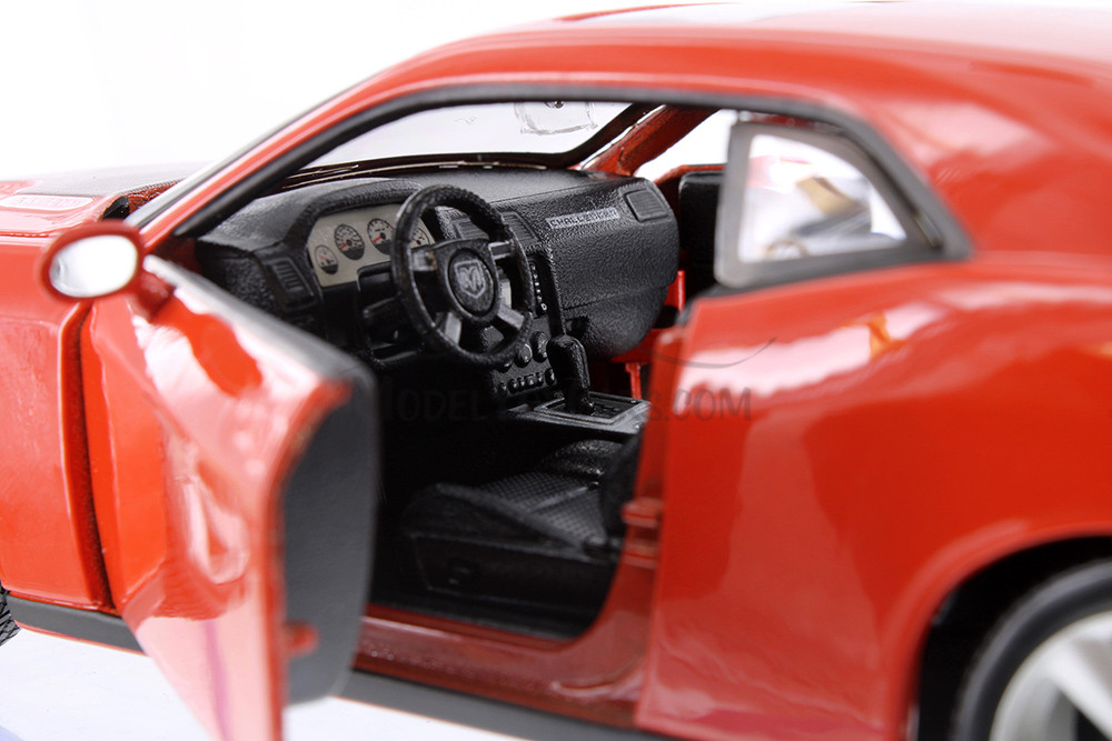 2008 Dodge Challenger SRT 8, Orange - Showcasts 37280 - 1/24 Scale ...