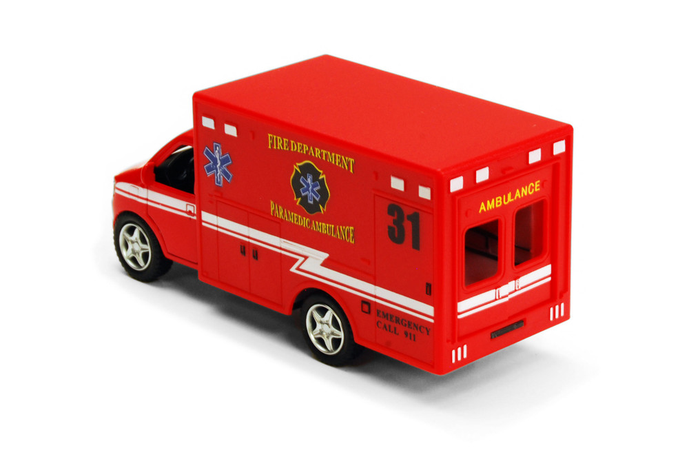 Box of 12 Rescue Team Ambulances, Assortment - Kinsmart 5259D - 5 ...