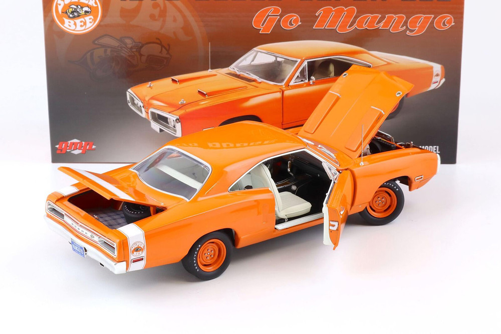 1970 Dodge Coronet Super Bee Hardtop, Go Mango Orange, GMP 18956 - 1/18 ...