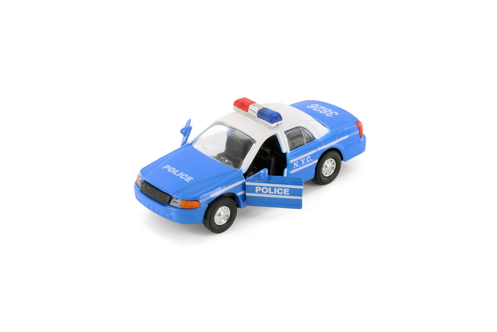 Police Series, Blue - Showcasts 9985BU - 5" Scale Diecast Model Toy Car ...