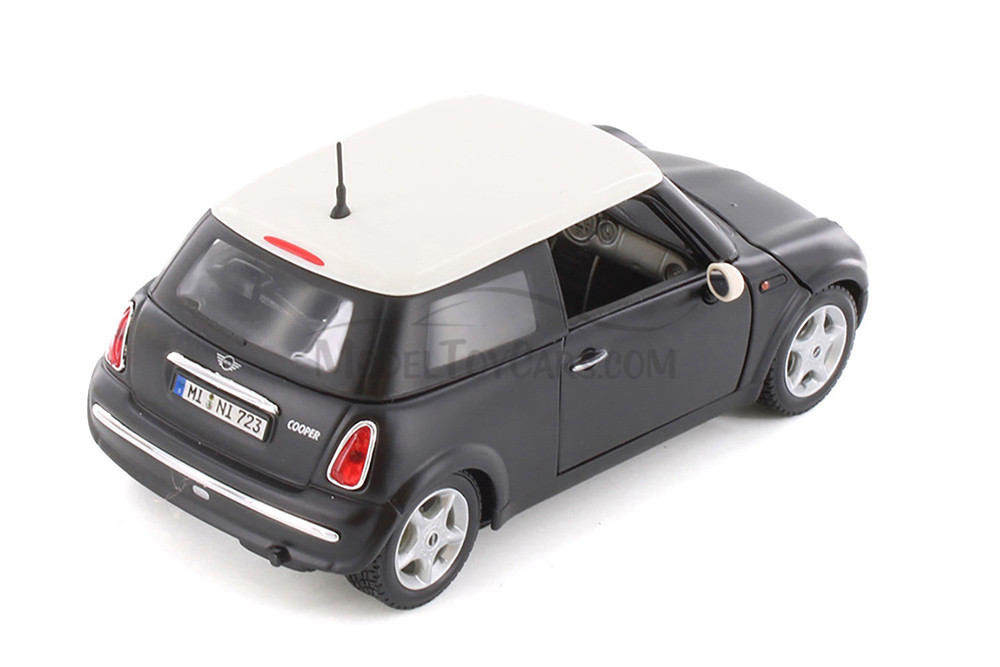 Mini Cooper, Matte Black - Showcasts 38219MBK - 1/24 Scale Diecast ...