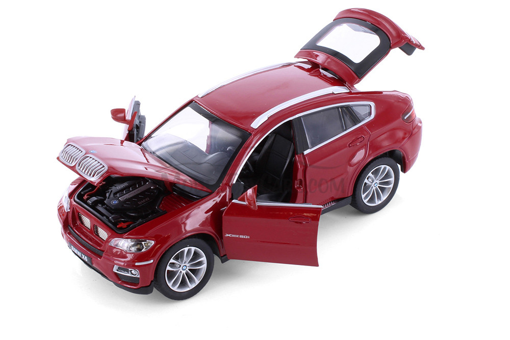 BMW X6, Red - Showcasts 68250D - 1/26 scale Diecast Model Toy Car ...