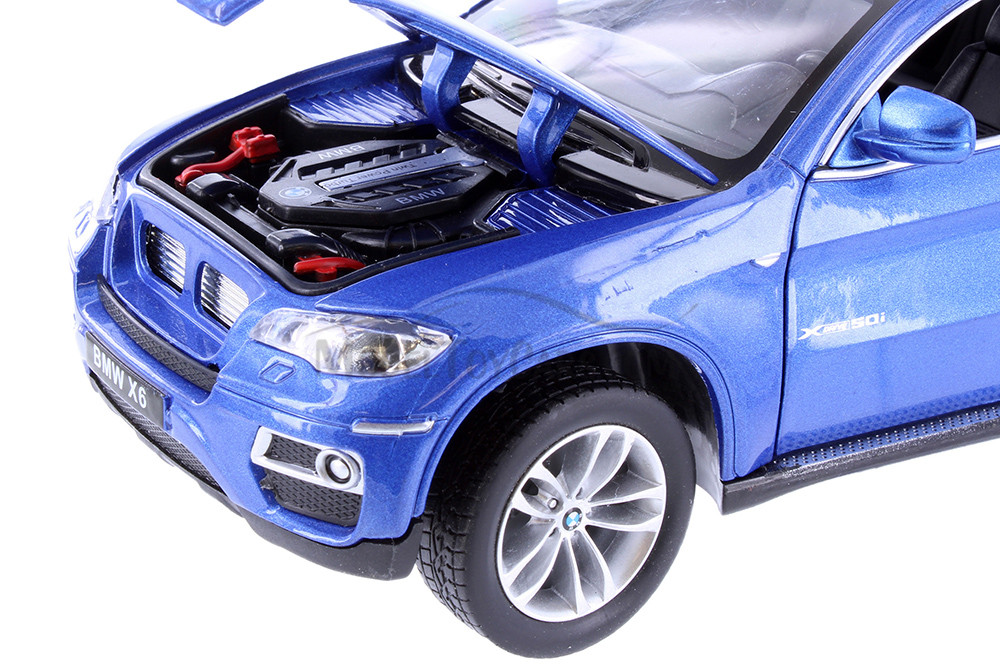 BMW X6, Blue - Showcasts 68250D - 1/26 scale Diecast Model Toy Car ...