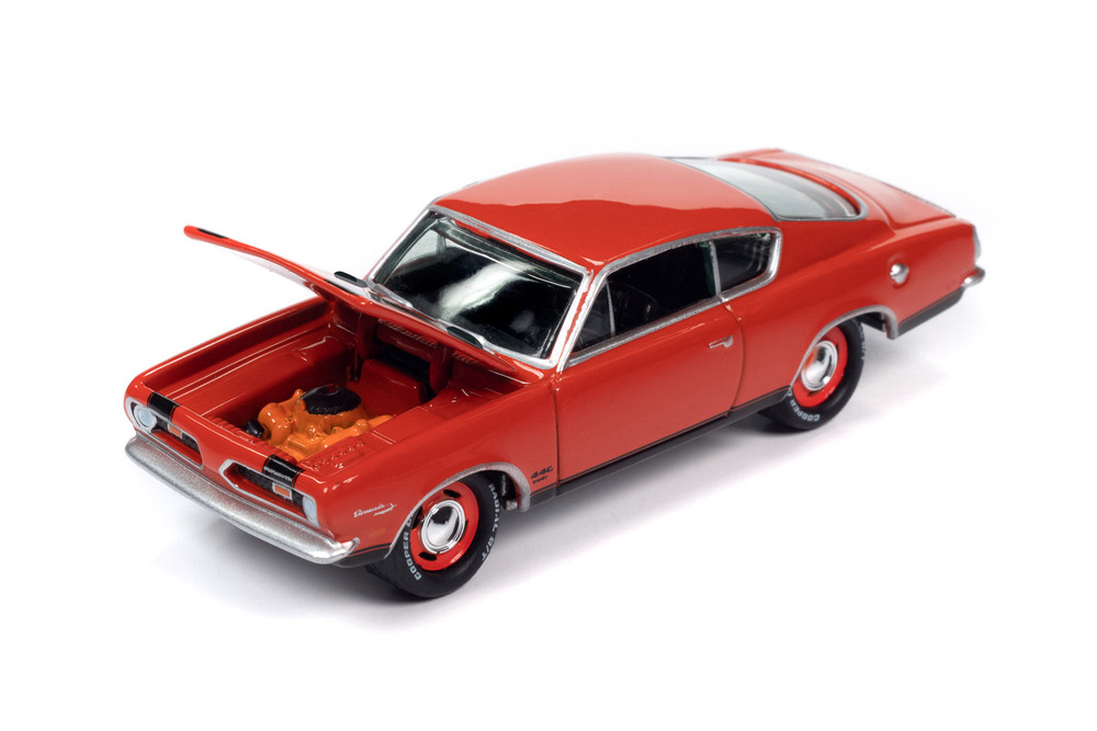 1969 Plymouth Barracuda, Barracuda Orange - Johnny Lightning JLCG032 ...