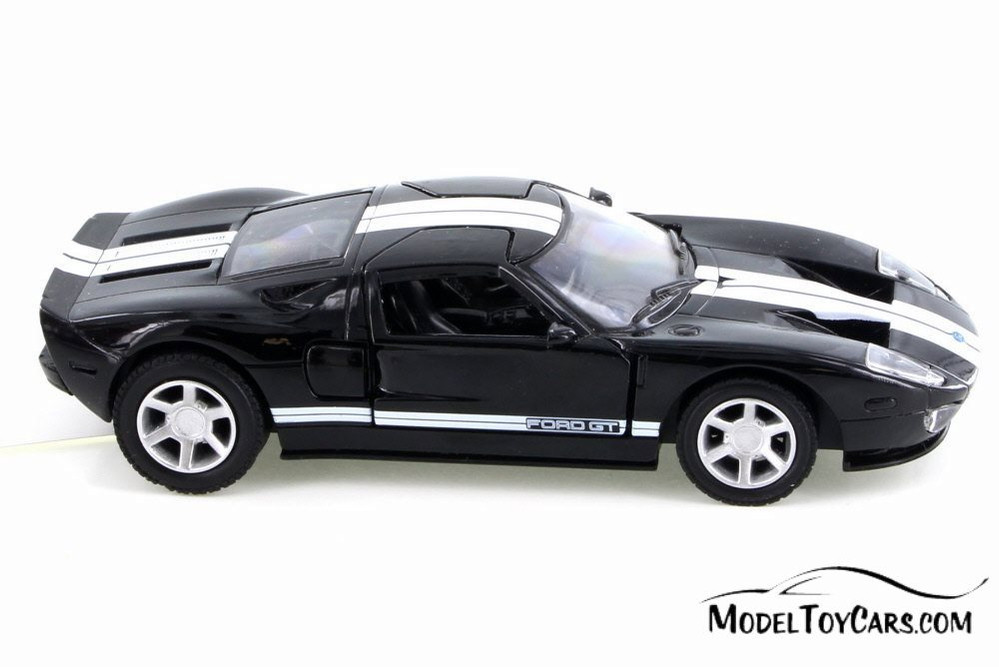 2005 Ford GT40, Black w/ White Stripes - New Ray SS-50931A - 1/32 Scale ...
