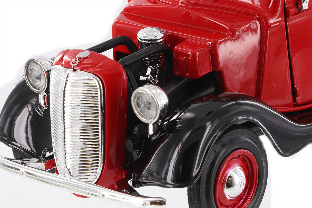 1937 Ford Pickup Truck, Red - Showcasts 73233/16DR - 1/24 Scale Diecast ...