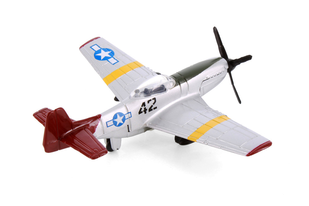 Boeing P-51 Mustang #42, Silver - Showcasts 77000DT/C - 4.5" Scale ...