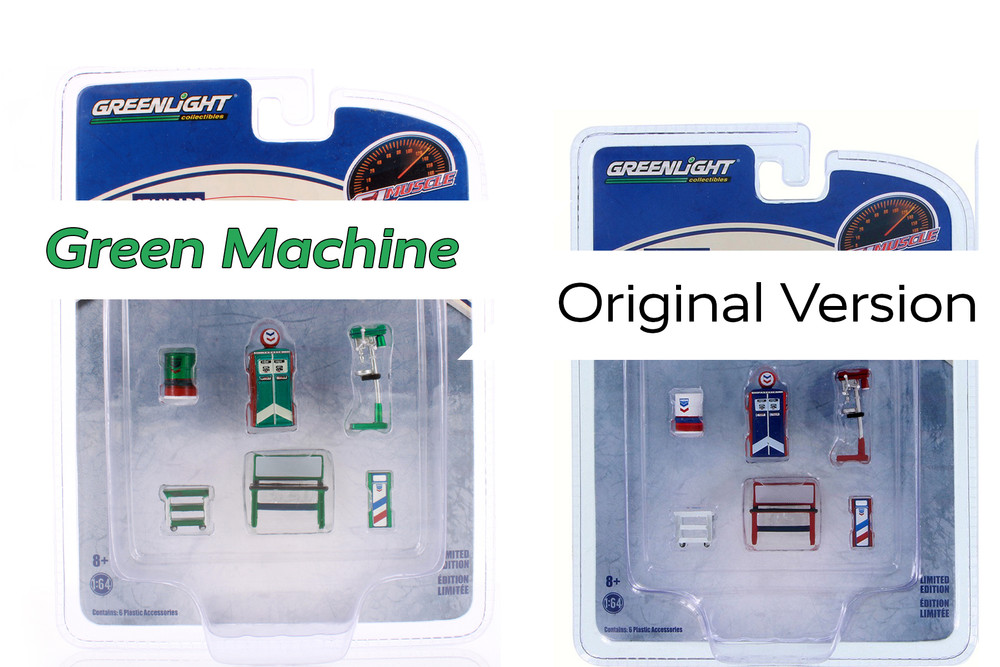 GREEN MACHINE Standard Oil Muscle Shop Tools, Green & White ...