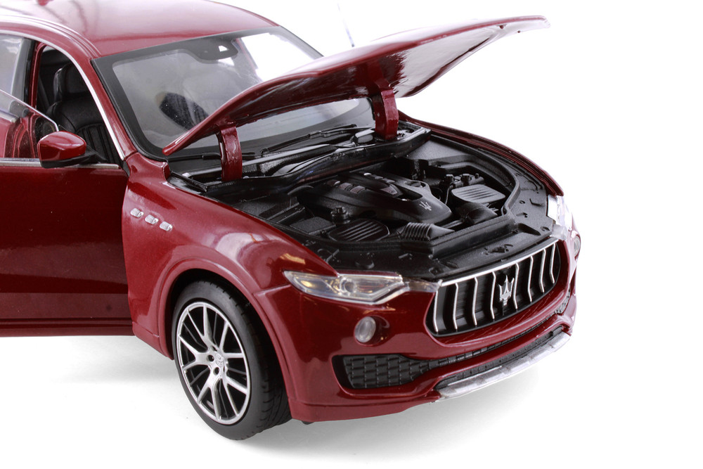 Maserati Levante, Red Luxury Car - Welly 24078/4D - 1/24 Scale Diecast ...