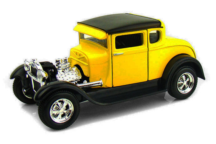 1929 Ford Model A Hardtop Classic Car, Yellow - Showcasts 38201YL - 1/ ...