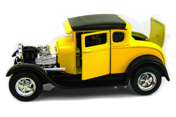 1929 Ford Model A Hardtop Classic Car, Yellow - Showcasts 38201YL - 1/ ...