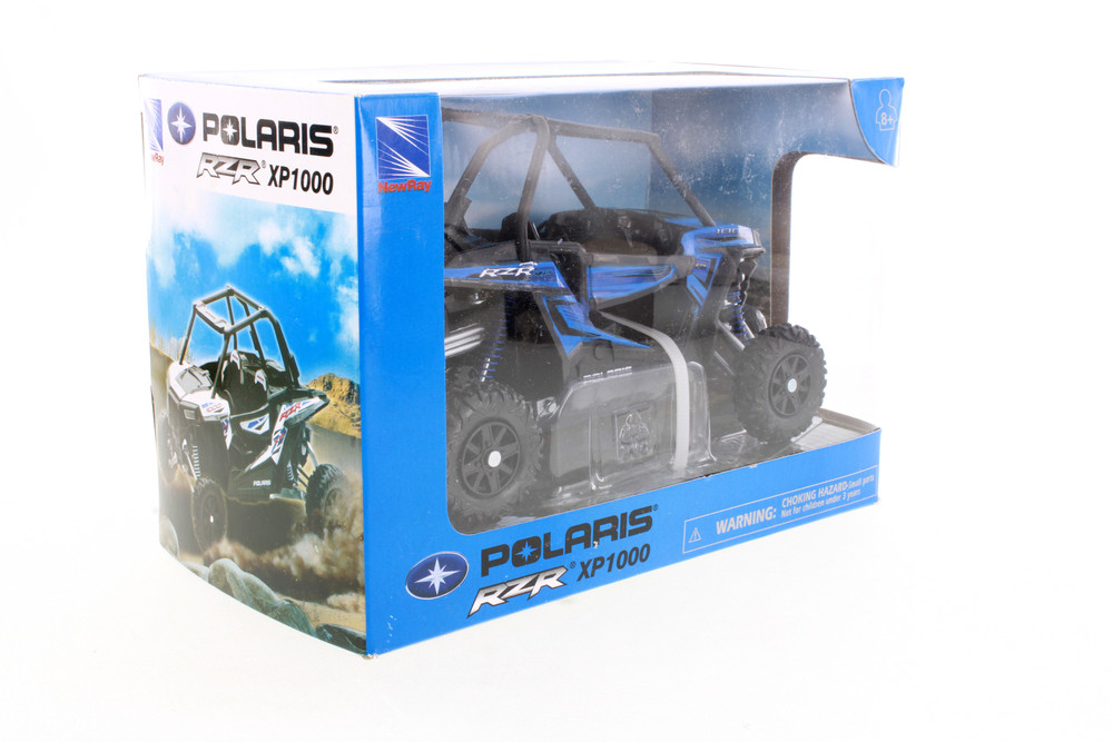 Polaris RZR XP 1000, Voodoo Blue - New Ray R-23247 - 1/18 scale Diecast Model Toy Car ...