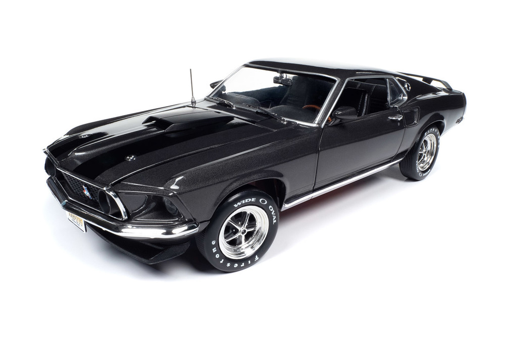 1969 Ford Mustang John Wick, Hitman Gray w/Black Stripes - Auto World ...