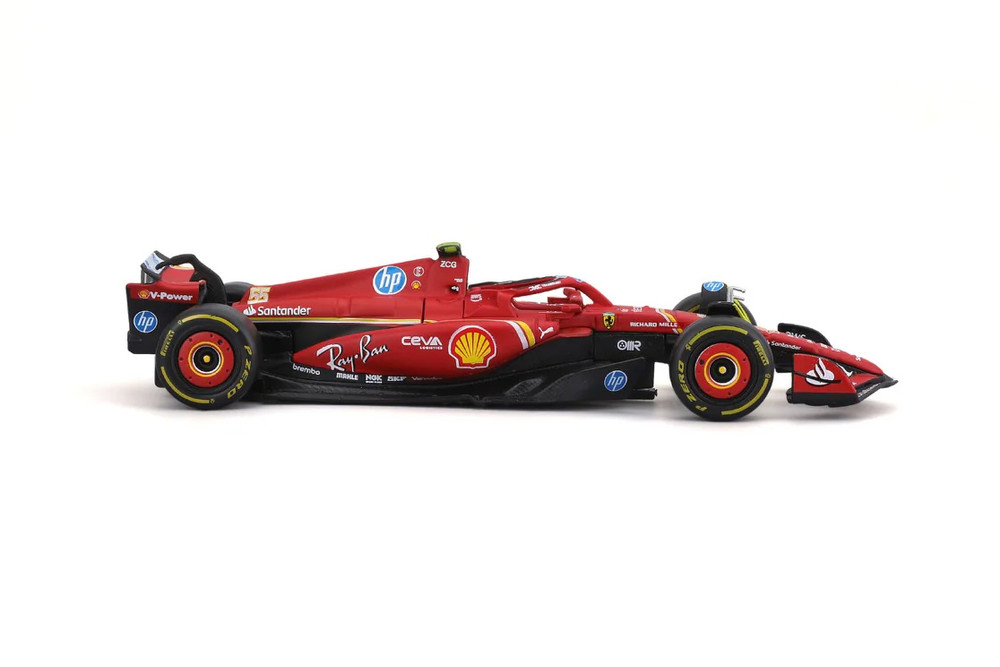 2024 Ferrari SF24, #55 Carlos Sainz - Bburago 18-36844/55 - 1/43 Scale ...