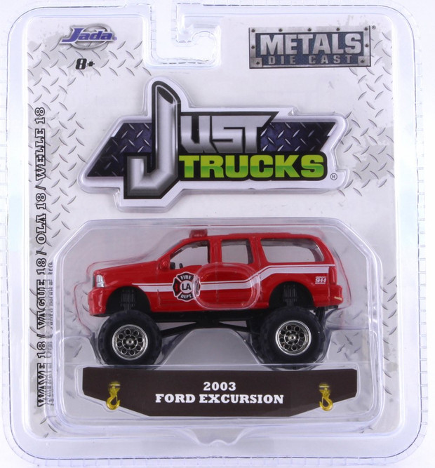 2003 Ford Excursion, LA Fire Department - Jada 14020-W18 - 1/64 scale ...
