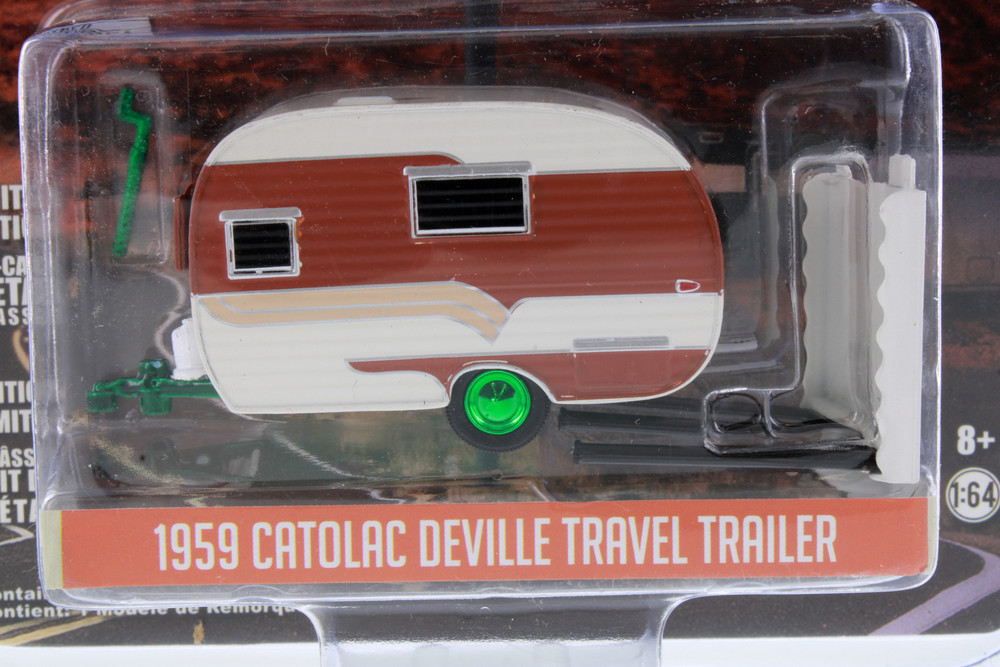 GREEN MACHINE 1959 Catolac Deville Travel Trailer, Brown/Tan ...