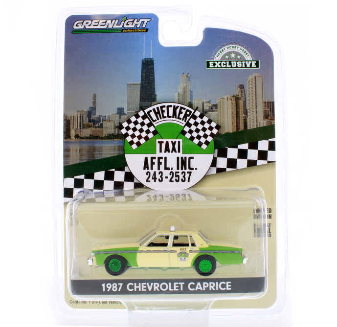 GREEN MACHINE Chicago, Illinois 1987 Chevy Caprice Checker Taxi, Yellow ...