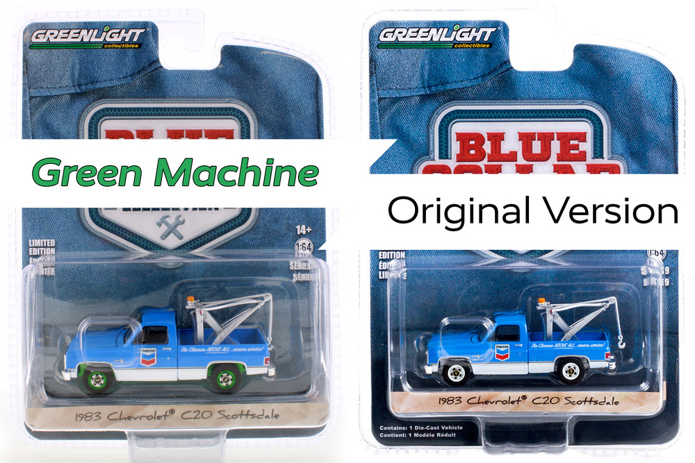 GREEN MACHINE Chevron 1983 Chevy C20 Scottsdale with Drop-In Tow Hook ...