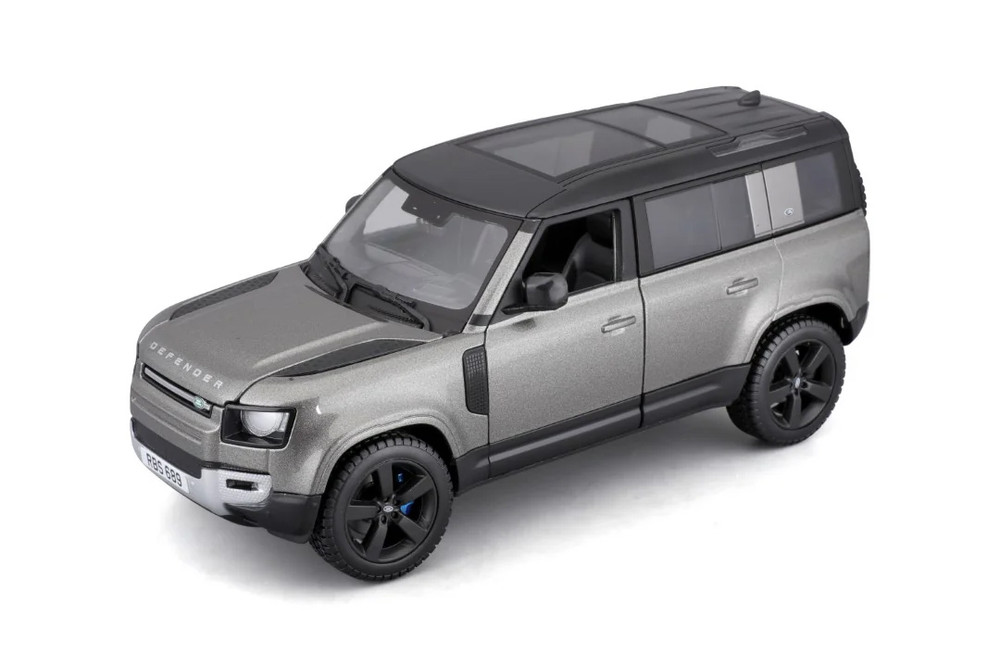 2022 Land Rover Defender 110, Silver SUV - Bburago 21101SV - 1/24 Scale ...