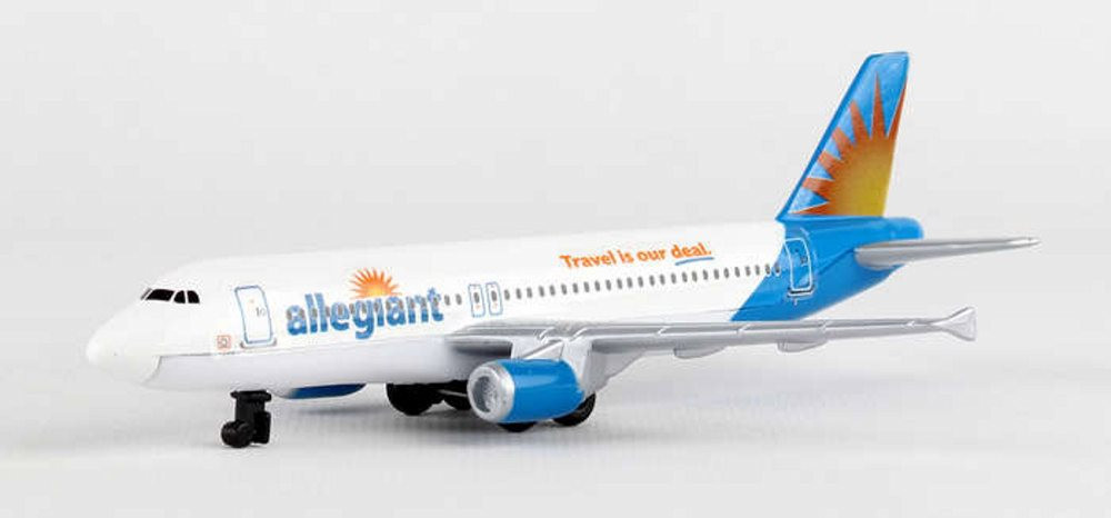 Allegiant Airlines Single Plane, White - Daron R-23309 - Diecast Model ...