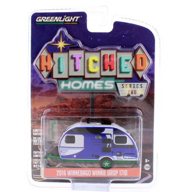 GREEN MACHINE 2016 Winnebago Winnie Drop 1710, Blue - Greenlight 34020D ...