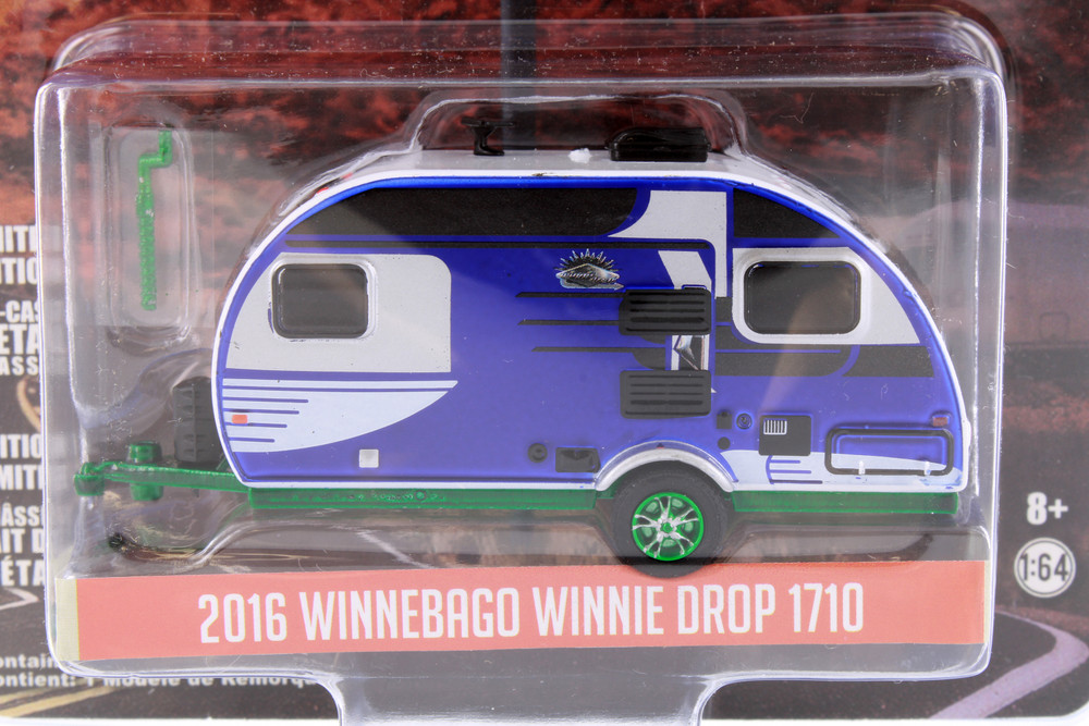 GREEN MACHINE 2016 Winnebago Winnie Drop 1710, Blue - Greenlight 34020D ...