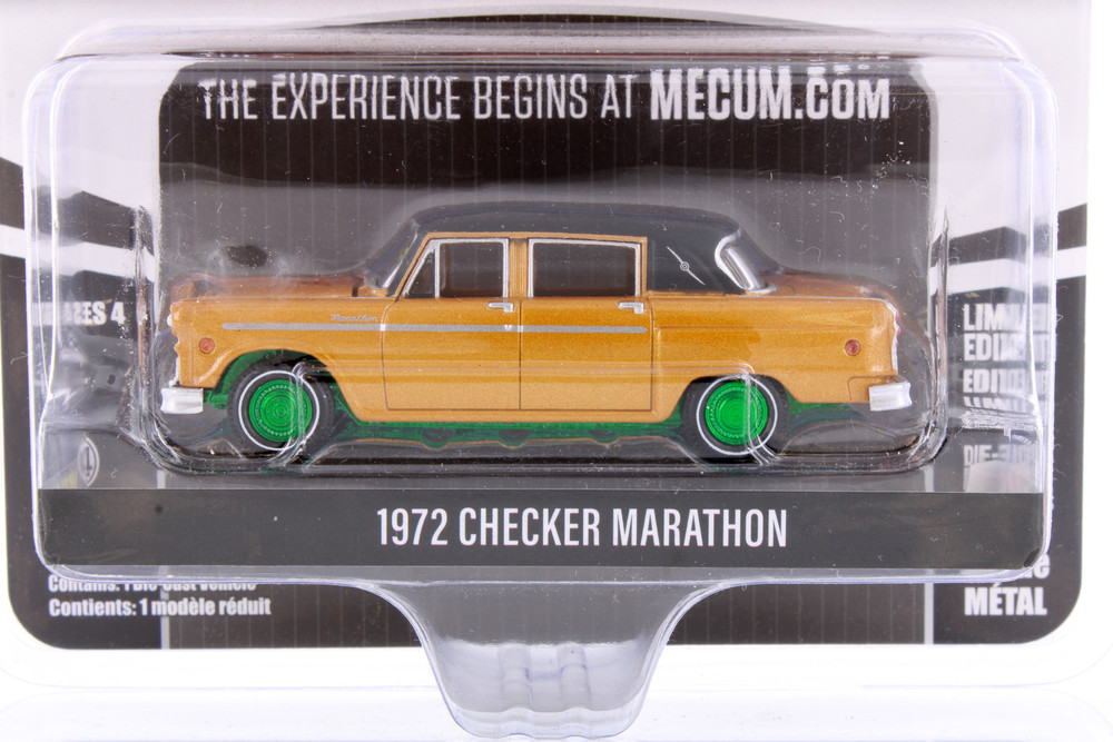 GREEN MACHINE 1972 Checker Marathon, Copper and Black - Greenlight ...