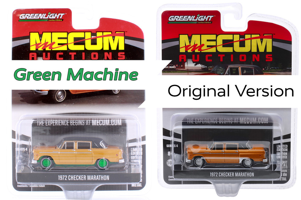 GREEN MACHINE 1972 Checker Marathon, Copper and Black - Greenlight ...