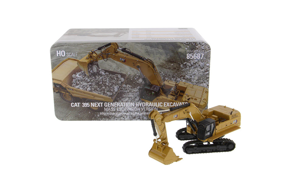 Caterpillar 395 Next-Generation Hydraulic-Mass Excavator, Yellow ...