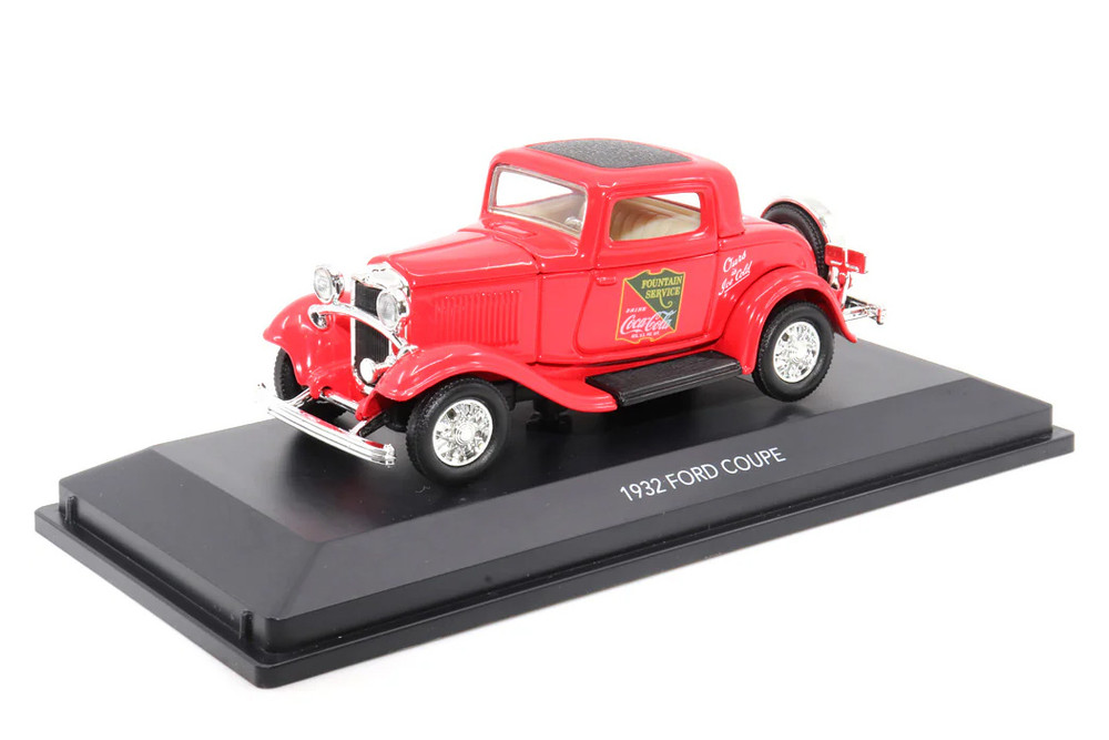 Coca-Cola 1932 Ford Coupe, Red - Motor City Classics 443030 - 1/43 ...