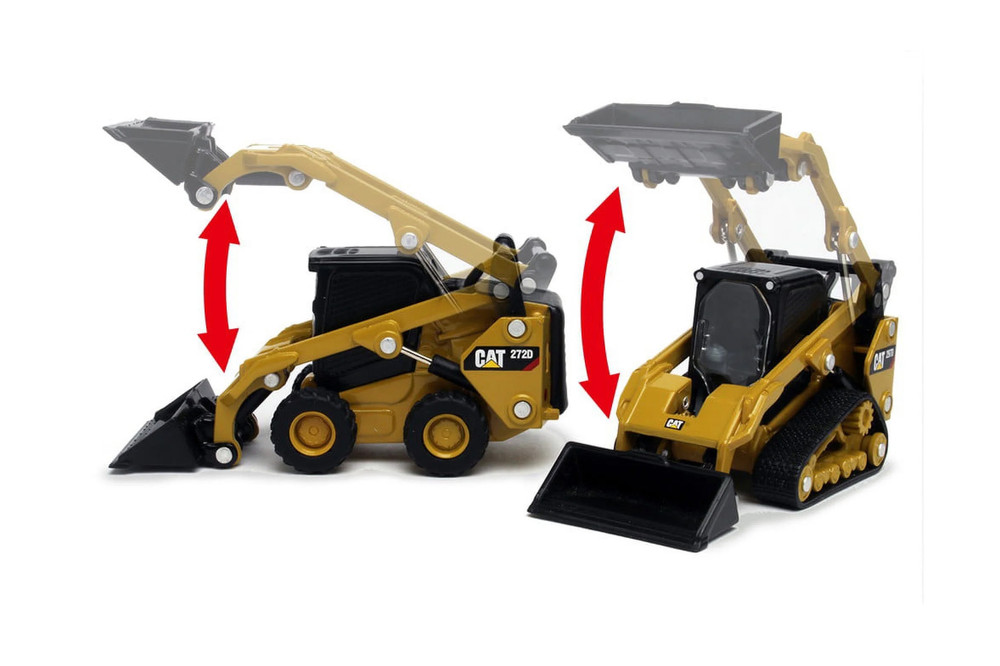 Caterpillar Skid Steer Loader & Cat Compact Track Loader, Yellow ...