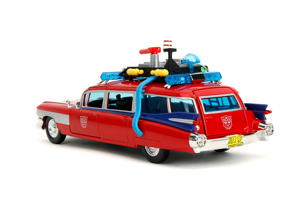 Ecto-1 1959 Cadillac Ambulance Transformers Mash-Up, Ghostbuster - Jada ...