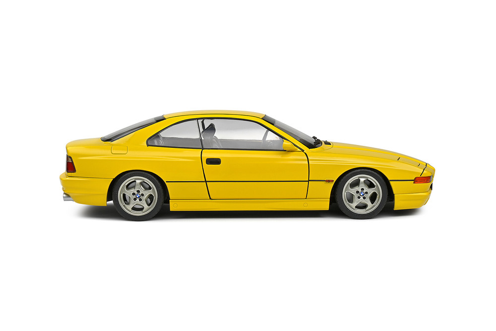 1990 BMW 850 (E31) CSI, Yellow - Solido S1807005 - 1/18 Scale Diecast ...